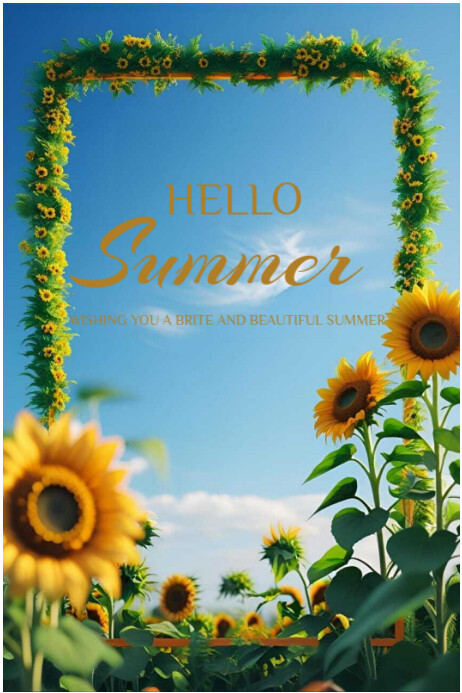 Hello Summer template 2025 | PosterMyWall