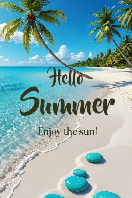 Plantilla de Hello summer template | PosterMyWall