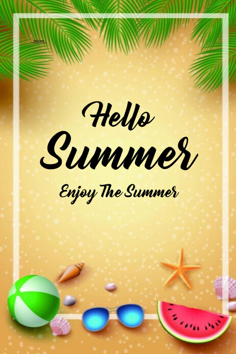 Plantilla de Hello Summer Template | PosterMyWall