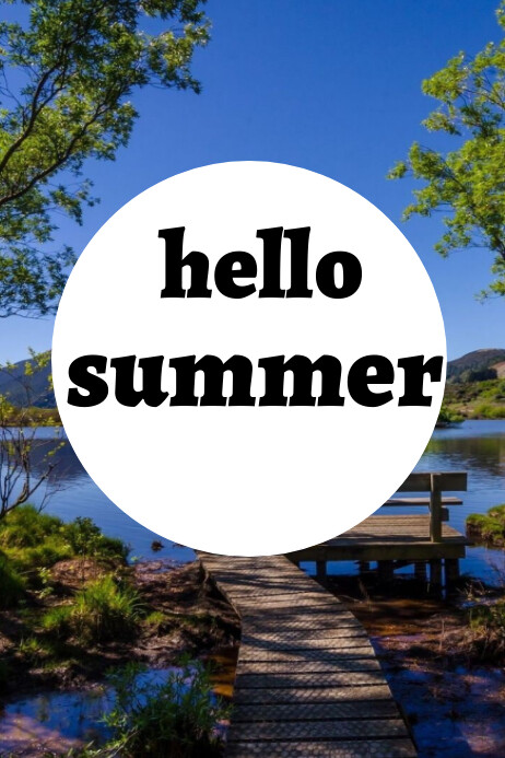 Plantilla de Hello summer template | PosterMyWall