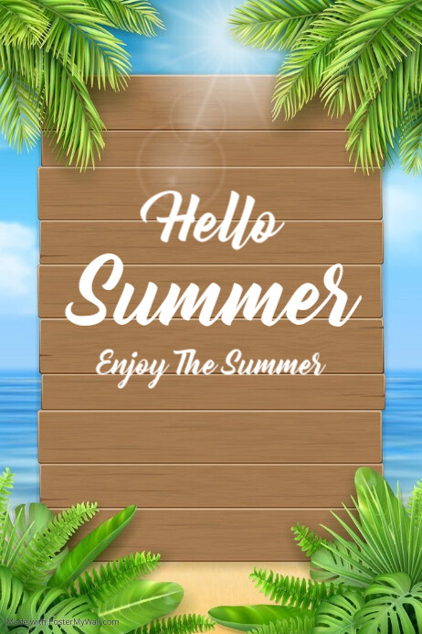 Hello Summer Template Online Greeting Card | PosterMyWall