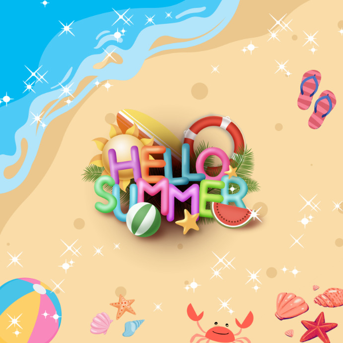 Hello Summer Template Poster | PosterMyWall