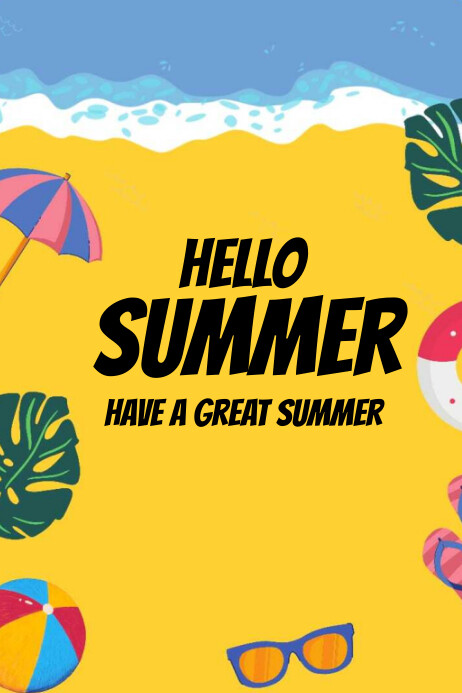 Hello Summer templates | PosterMyWall