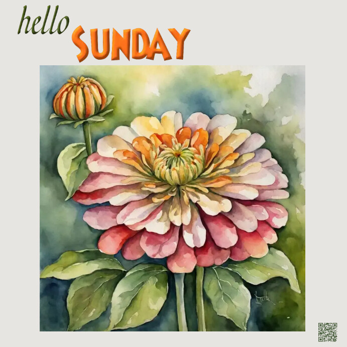 Hello Sunday Template | PosterMyWall