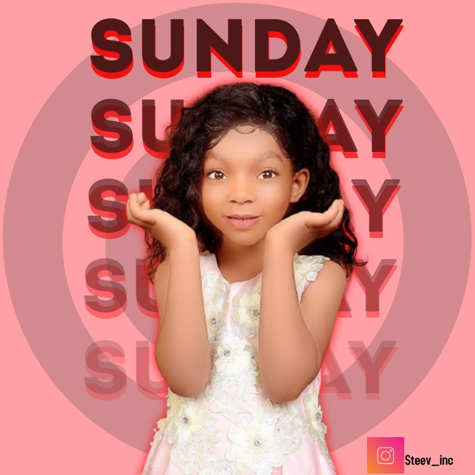 Hello Sunday Template | PosterMyWall