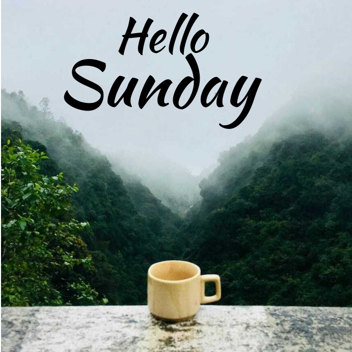 Copy of Hello Sunday Post | PosterMyWall
