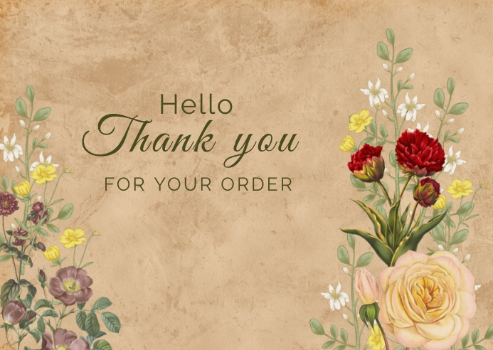 Plantilla de Hello Thank you | PosterMyWall