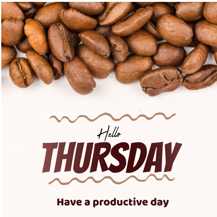 Hello Thursday Template | PosterMyWall