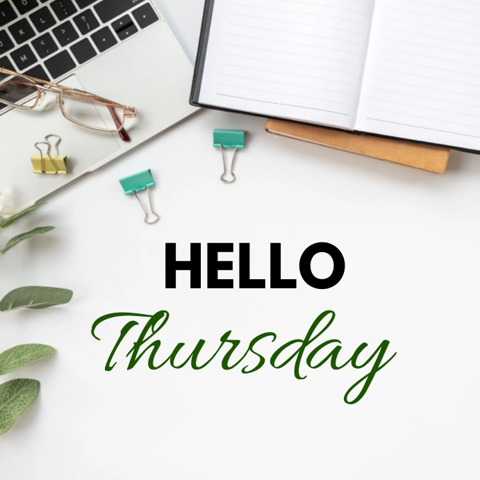 Hello Thursday template Instagram post | PosterMyWall