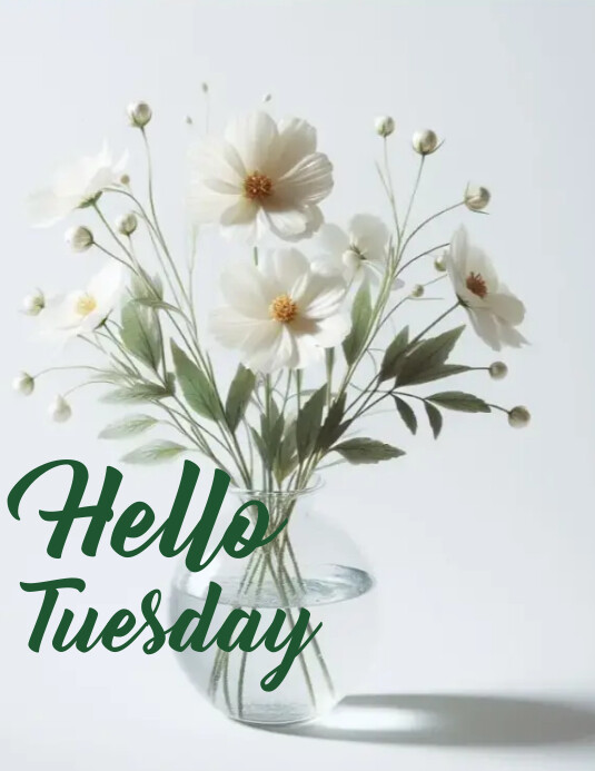 Plantilla de Hello Tuesday | PosterMyWall