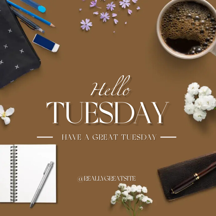 Hello Tuesday Instagram Post Templat | PosterMyWall