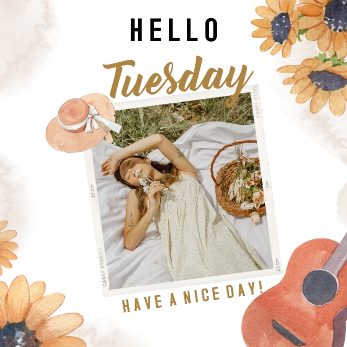Copy of Hello Tuesday Instagram post | PosterMyWall
