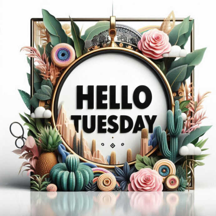 Copy of Hello Tuesday Instagram Post | PosterMyWall