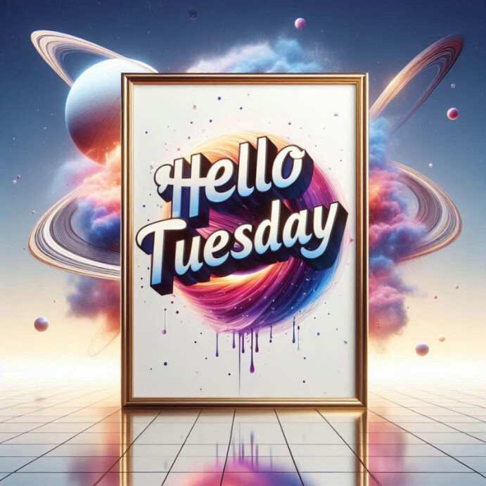 Hello Tuesday Instagram post Template | PosterMyWall