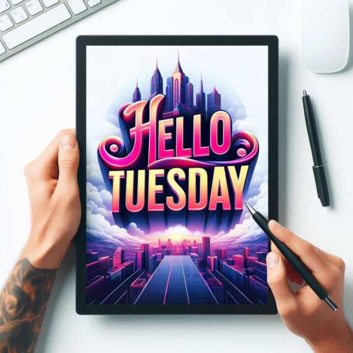 Copy of Hello Tuesday Instagram Post | PosterMyWall