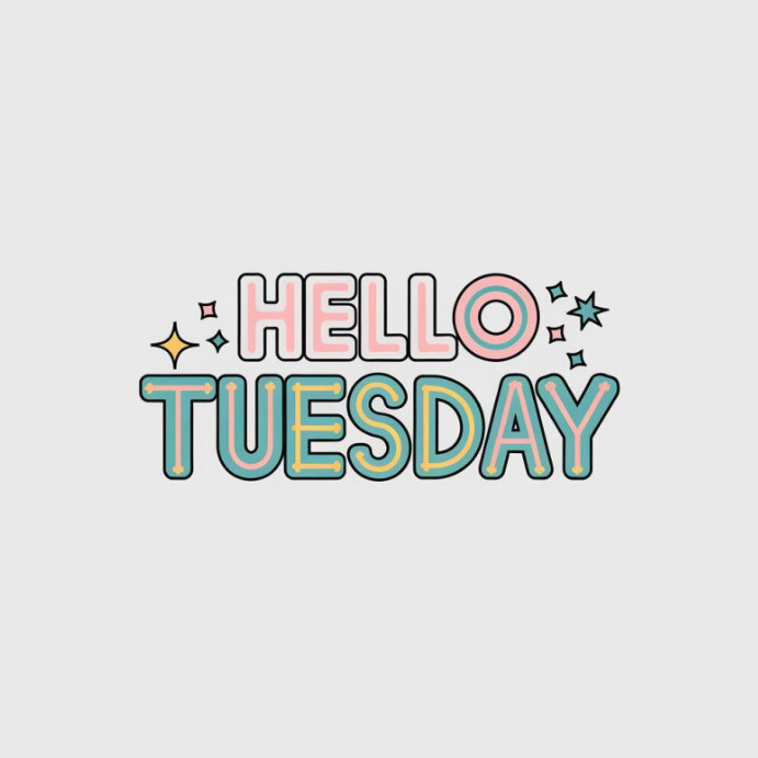 Hello Tuesday Vibes Instagram Post Template | PosterMyWall