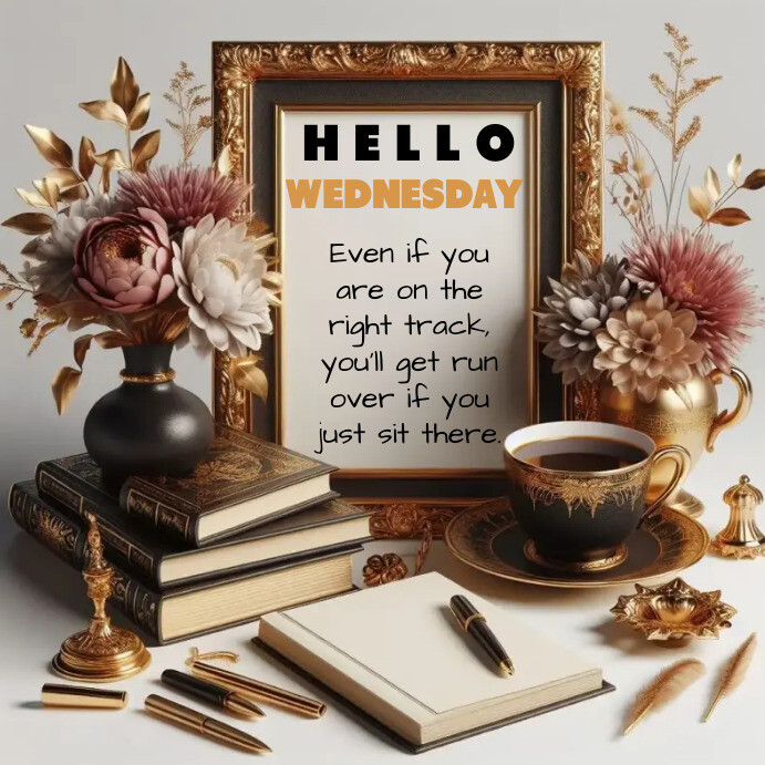 HELLO WEDNESDAY GREETINGS Template | PosterMyWall