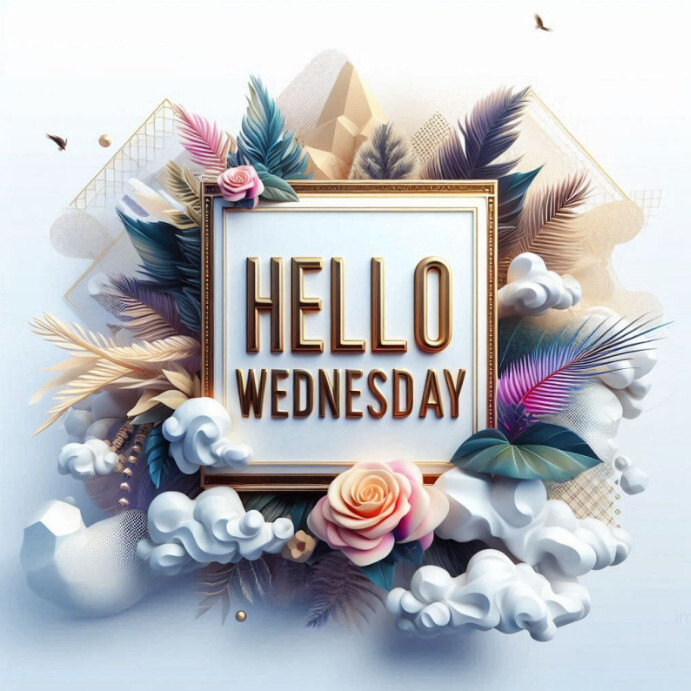 Hello Wednesday Instagram Post Template | PosterMyWall