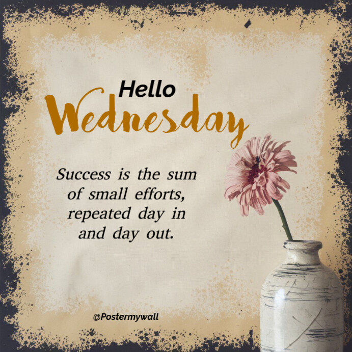 Copy of Hello Wednesday Instagram Post | PosterMyWall