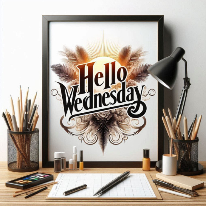 hello Wednesday Instagram post Template | PosterMyWall