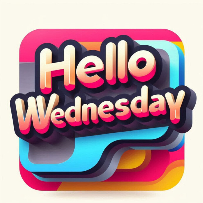 Hello Wednesday Instagram Post Template | PosterMyWall
