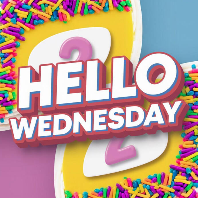 Hello Wednesday Instagram Post Template | PosterMyWall