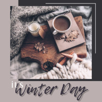 Hello Winter Template | PosterMyWall