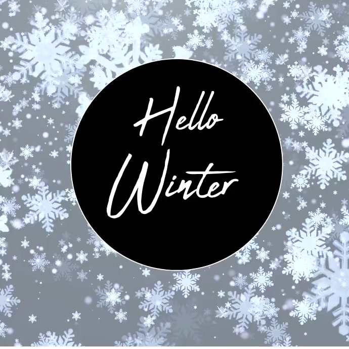 hello winter Template | PosterMyWall