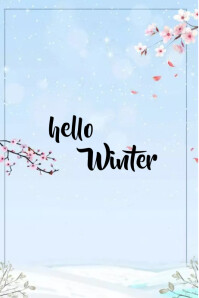 Hello winter Template | PosterMyWall