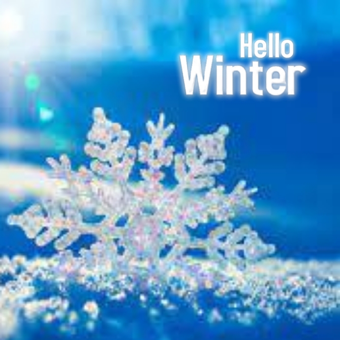 hello winter instagram post Template | PosterMyWall