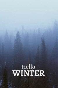 Hello winter Template | PosterMyWall