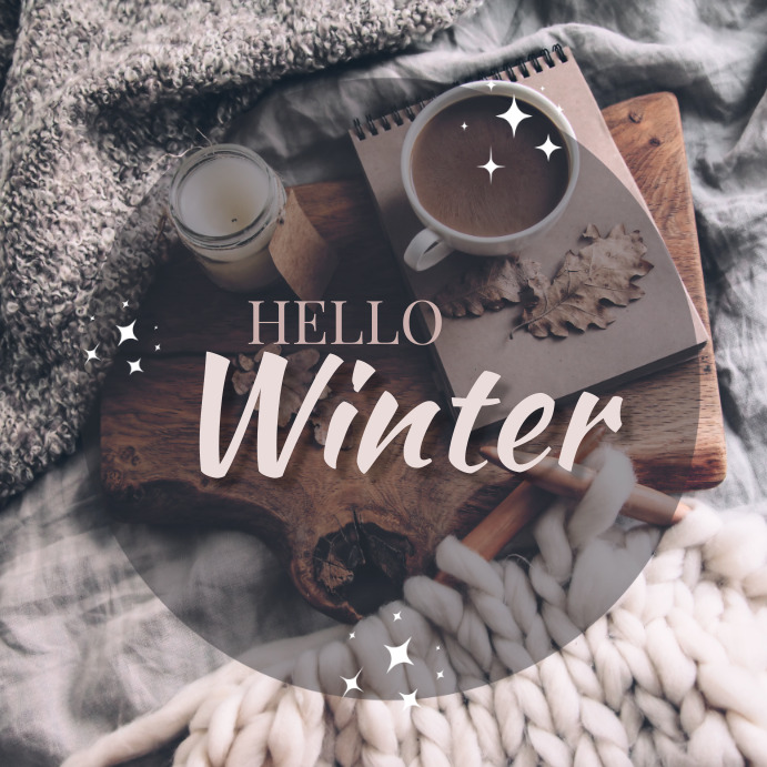 Hello Winter Template | PosterMyWall