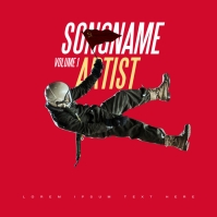 Helmet Man Album Cover Template | PosterMyWall