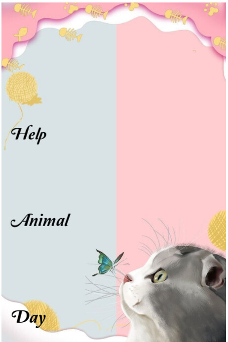 Help animal day Template | PosterMyWall