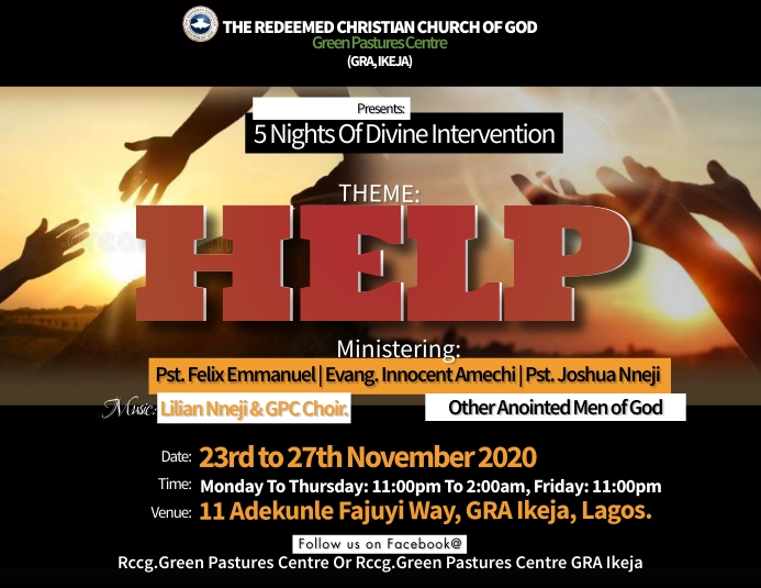 Help church event Template | PosterMyWall