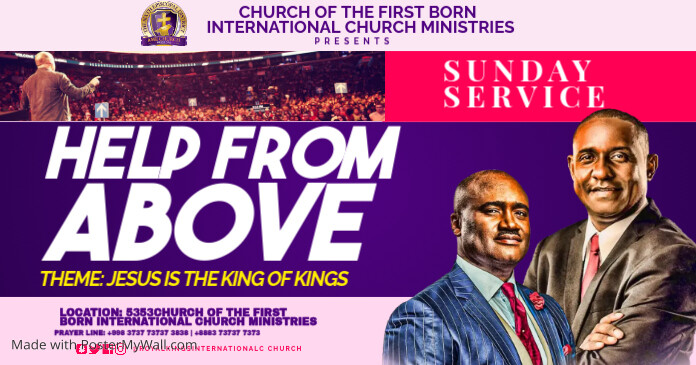 Plantilla de Help from above | PosterMyWall