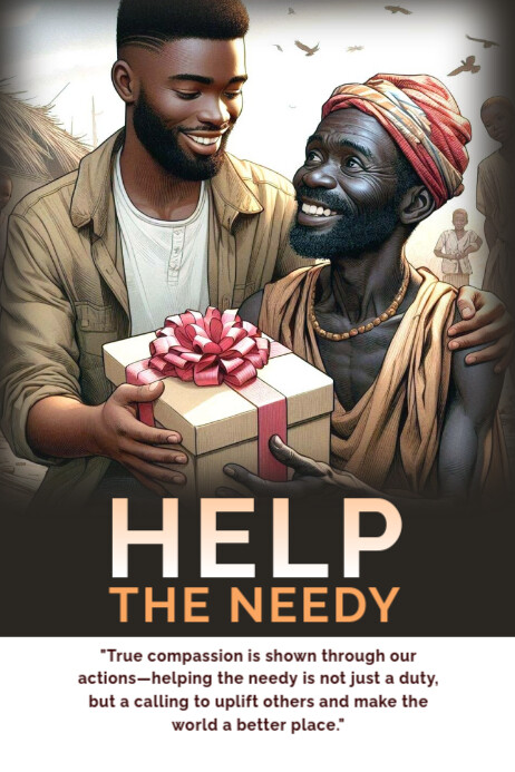 Copy of Help the needy | PosterMyWall