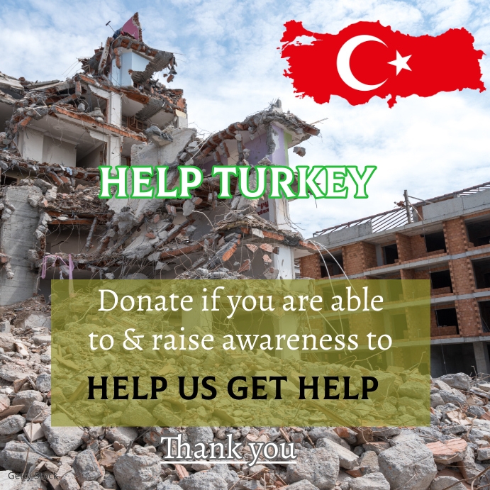 Help Turkey template | PosterMyWall