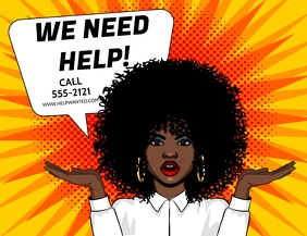 HELP WANTED Template | PosterMyWall