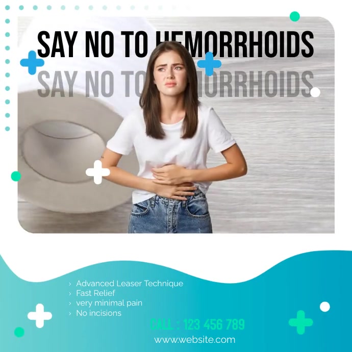 Hemorrhoids treatment post Template | PosterMyWall