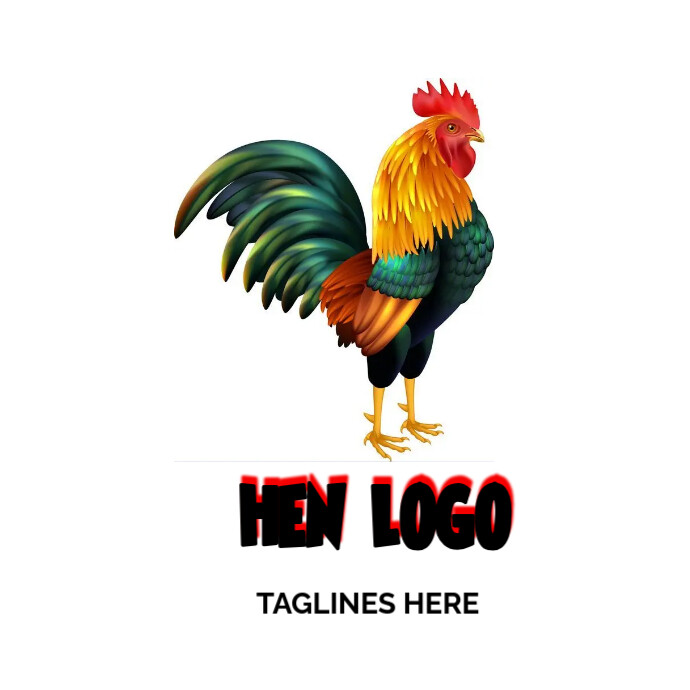 Hen logo || hen logo design Template | PosterMyWall