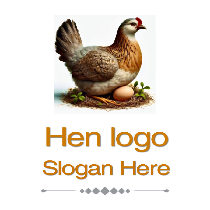 Modèle Hen logo | PosterMyWall