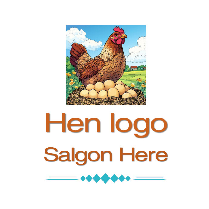 Hen logo Template | PosterMyWall