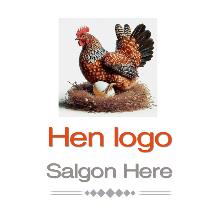 Hen logo Template | PosterMyWall