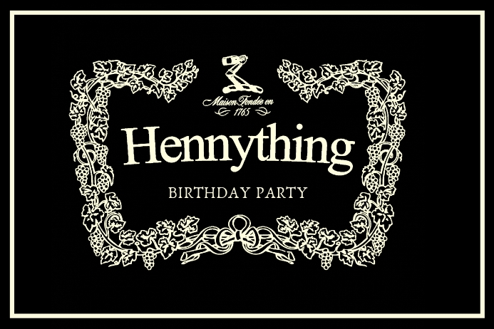 Copy of Hennything Backdrop | PosterMyWall