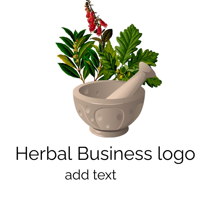 Herbal business logo design complete. Template | PosterMyWall