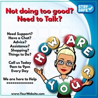 Here to Help Template | PosterMyWall