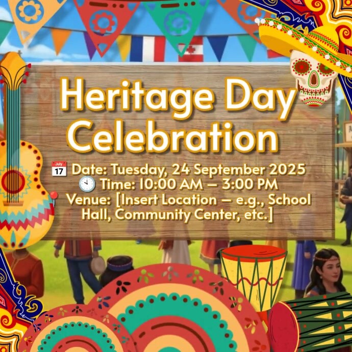 Heritage Celebration: Honoring Culture, Unity & Tradition Template ...