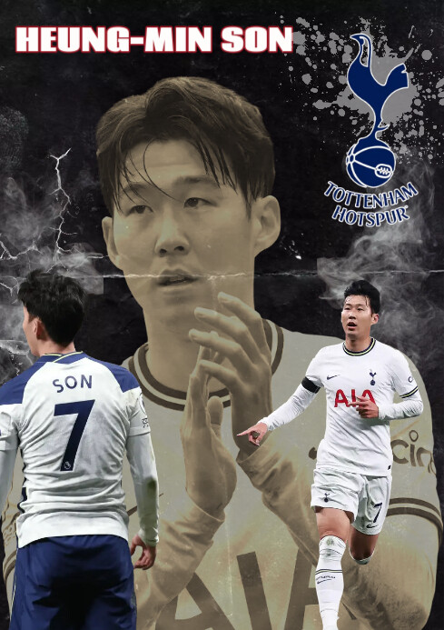Heung Min Son Template | PosterMyWall