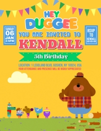 Hey Duggee Template | PosterMyWall